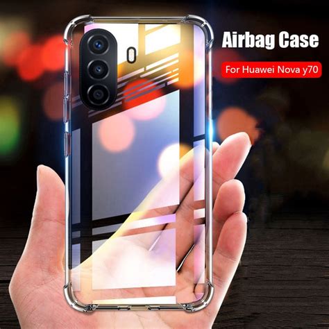 Huawei Nova Y70 Y70 Plus Air Bag Shockproof Casing Silicone Case Slim ...