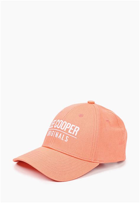 Бейсболка Lee Cooper, цвет: коралловый, MP002XW0CPYX — купить в ...
