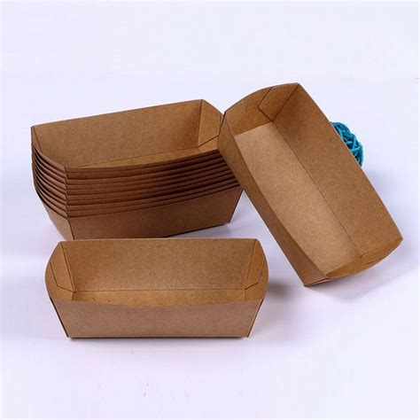 100 Stück Craft Paper Box Süßigkeiten Kekse Kuchen Paket Hochzeit Gunst ...