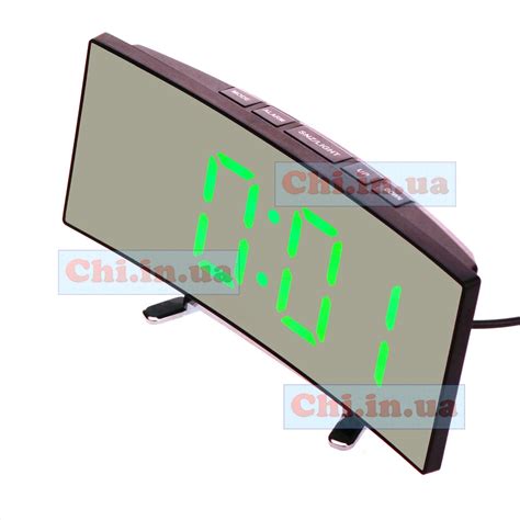 Купить DT-6507 led mirrir clock green led alarm Часы светодиодные ...