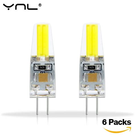 6PCS/lot G4 LED Lamp Bulb 220V 2W 1505 COB LED G4 Lights replace 30W ...