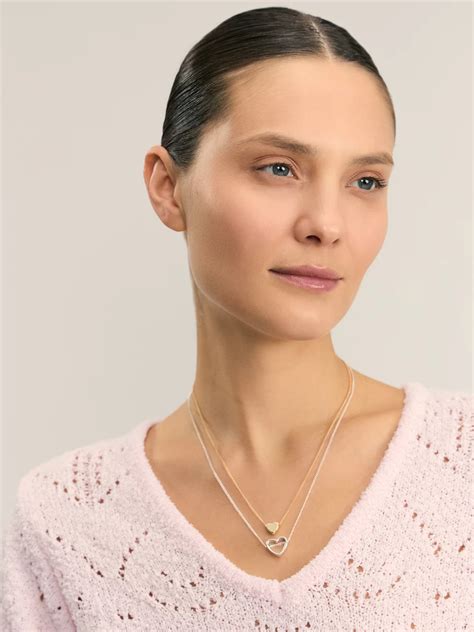 Цепочка на шею с сердечком ZR2502060307-99 - купить в интернет-магазине ...
