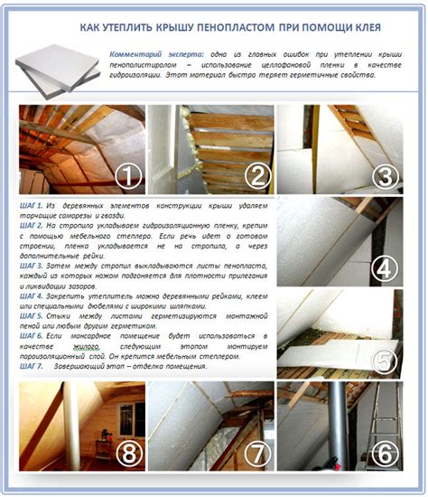 Утепление крыши пенопластом: подробный разбор всех насущных вопросов