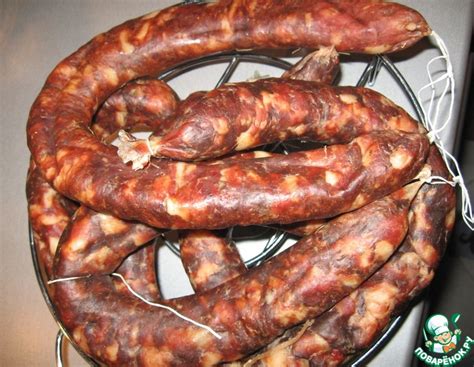 Сыровяленая колбаса – кулинарный рецепт