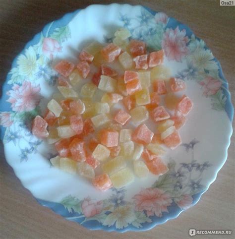Сухофрукты Gold food ананас и папайя тропическая смесь - «Солнечная ...