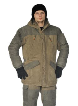 Костюм зимний "ГОРКА" куртка/брюки, цвет: св.хаки/т.хаки, ткань ...