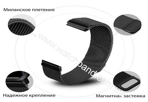 Браслет миланская петля 22мм (black) SM22B-42 цена - 280 грн | магазин ...