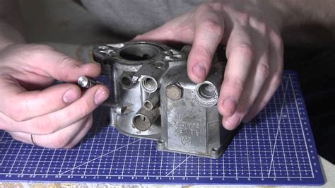 Карбюратор SOLEX 34PICT-4 Устраняем люфт оси заслонки и кривость фланца ...