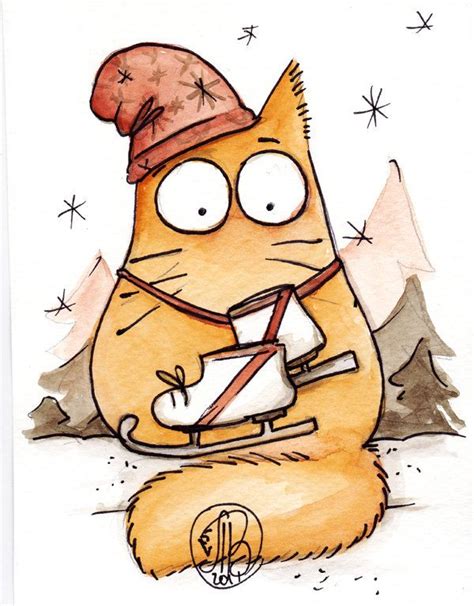 Pookie Cat | Cats illustration, Cat drawing, Cute paintings