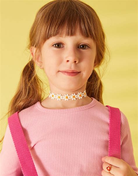 Girls Daisy Chokers Set of Two | Girls necklaces | Accessorize Global