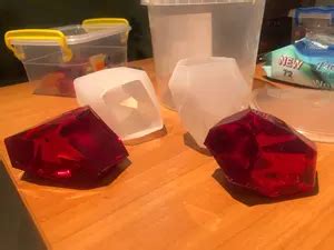 3 формы DIY алмазные ювелирные изделия из смолы, многогранные большие ...