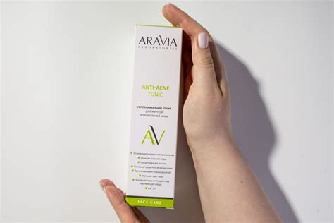 Свежесть и чистота вашей кожи: обзор тоника против акне от ARAVIA ...