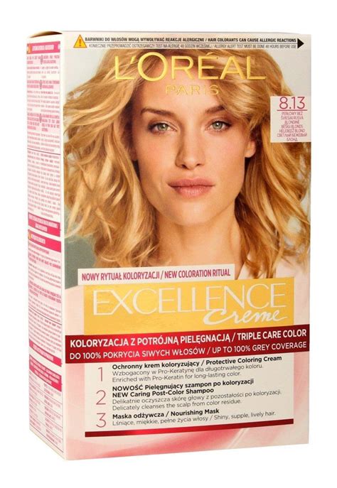 Loreal Excellence Creme Krem koloryzujący 8.13 perłowy beż - ERLI.pl