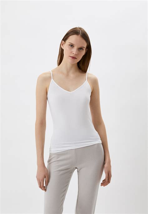 Майка UNIQLO AIRism, цвет: белый, RTLACI395301 — купить в интернет ...