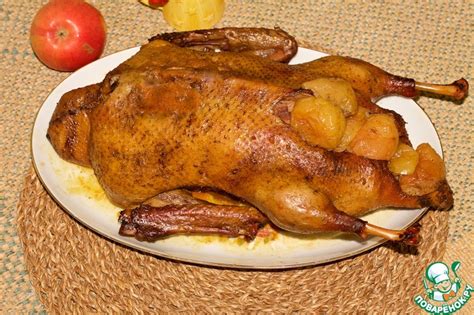 Запеченный гусь "Гусик от Мусика" – кулинарный рецепт