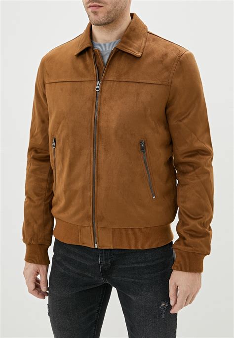 Куртка кожаная Celio, цвет: коричневый, CE007EMFKMB0 — купить в ...