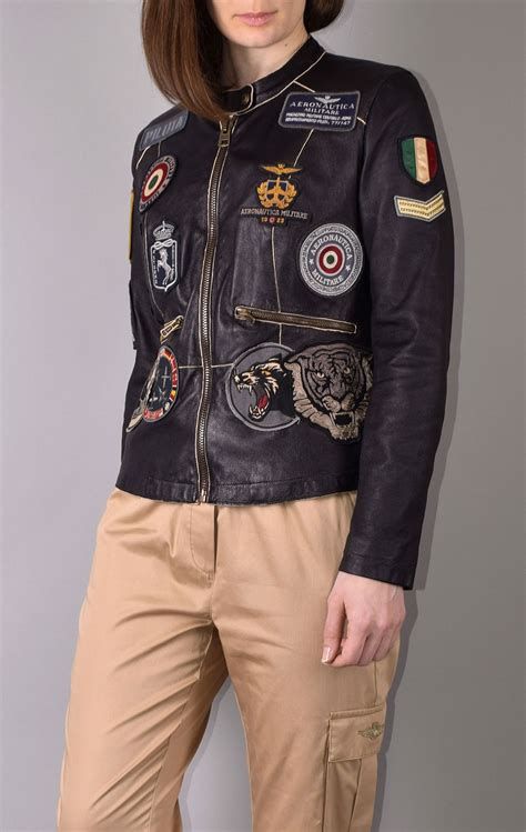 Женская куртка AERONAUTICA MILITARE кожа SS 20/IT chocolate (PN 6008 ...