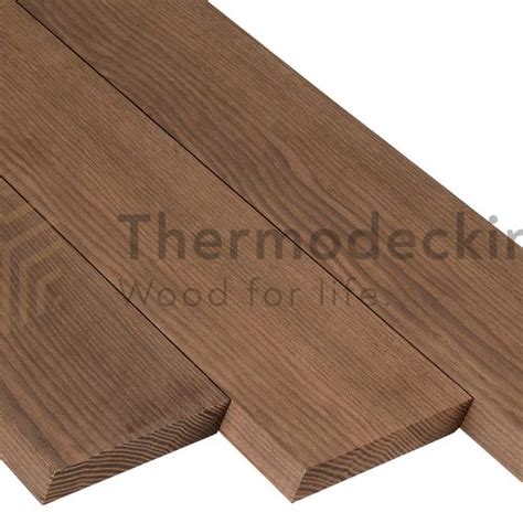 Фасадная доска «Термоясень» (косой планкен) | Thermodecking