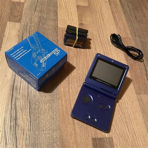 Game Boy Advance SP AGS-001 Blue купить в Москве, цена 6 500 руб ...