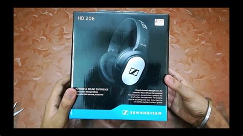 Sennheiser HD 206 Headphone Unboxing and Review - YouTube