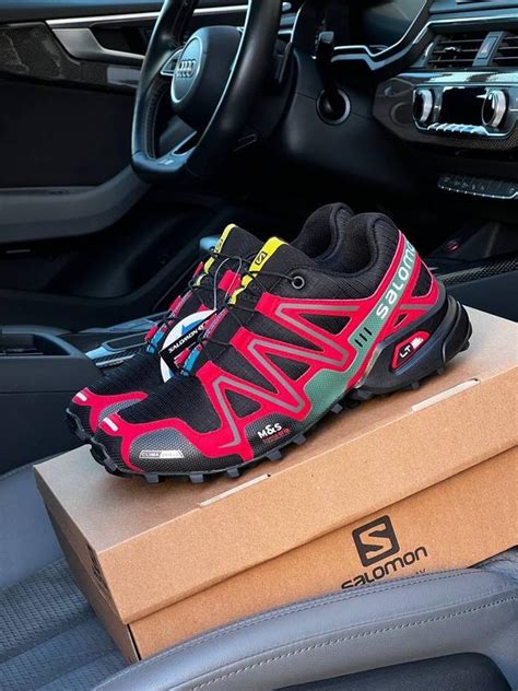 Мужские кроссовки salomon speedcross 3 black red — цена 2150 грн в ...