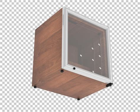 Холодильник изолирован на прозрачном фоне, 3d рендеринг иллюстрации ...