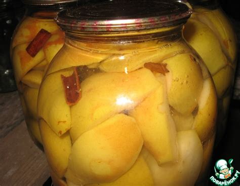 Груши консервированные "Пряные" – кулинарный рецепт