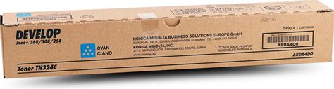 Genuine Develop TN-324C Cyan Toner 26,000 Pages (Ineo+ 258 / 308 / 368)