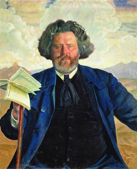 Portrait of Maximilian Voloshin, 1924 - Boris Kustodiev - WikiArt.org