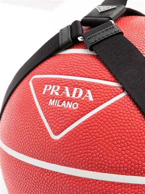 Prada Basketball Mit Logo-Print | Rot | FARFETCH DE