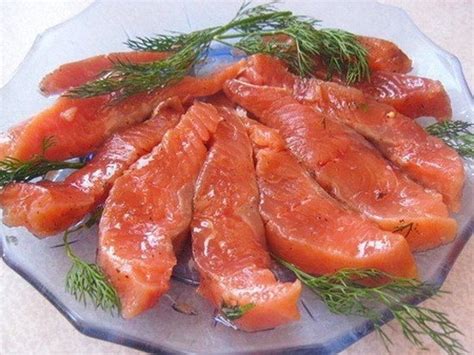 Соленая горбуша за 2 часа замороженное филе горбуши с кожицей; 3 ст. л ...
