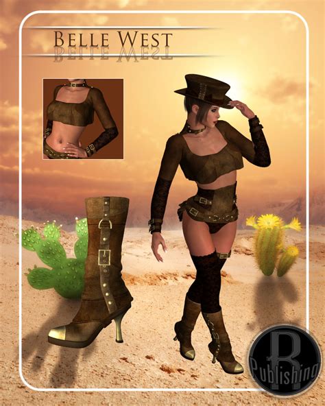 Belle West - Extended License 3D Figure Assets Extended Licenses ...