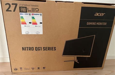 ACER Nitro QG271 27 Zoll Full-HD Gaming Monitor (Neu (gemäss ...