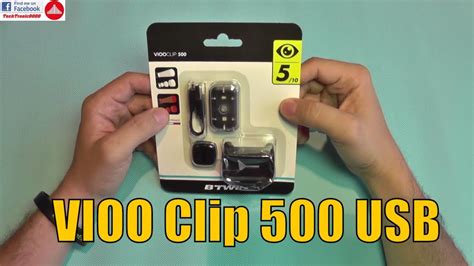 B'TWIN VIOO CLIP 500 USB Front/Rear Bike LED Lamp - YouTube