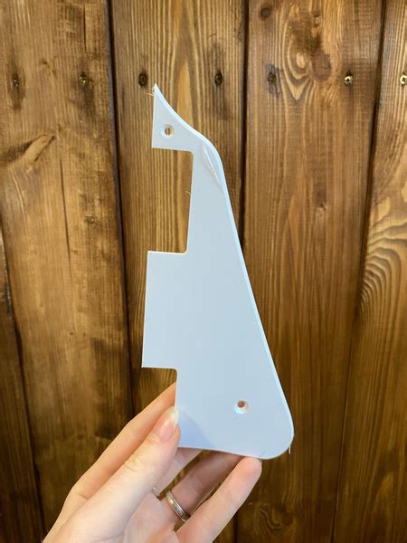 Панель/пикгард для электрогитары. Pickguard Les Paul белый - купить с ...