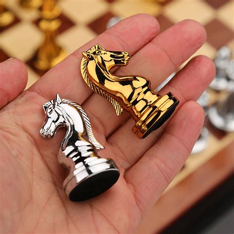 Металлические шахматы MOJOYCE 32 шт. | AliExpress