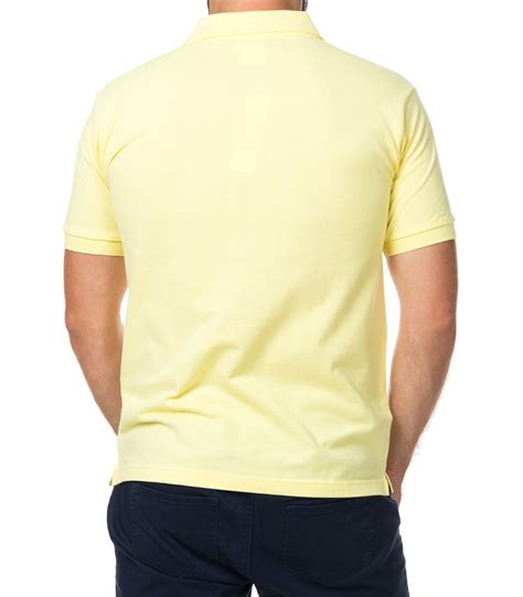 Мужская желтая футболка поло Lacoste - купить мужскую желтую футболку ...