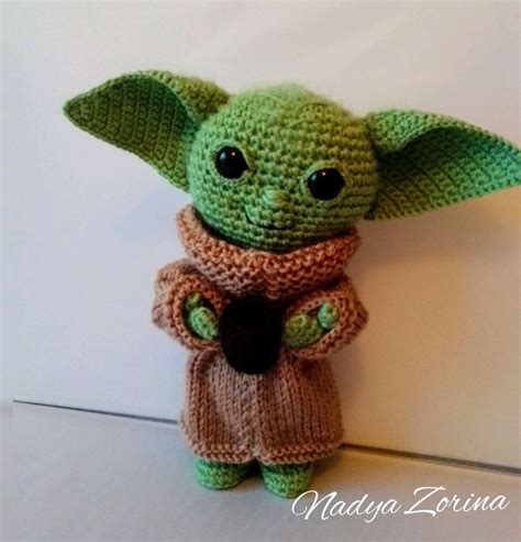 Вязаная игрушка Маленький Йода – купить в интернет-магазине HobbyPortal ...