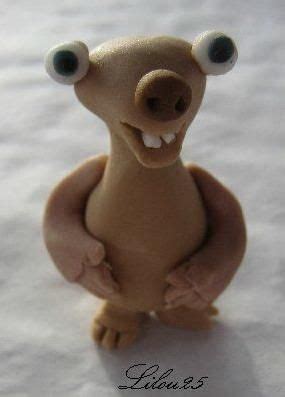 МК лепка фигурки из Ледникового периода-Gumpaste (fondant, polymer clay ...