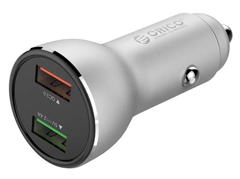 Автомобильное зарядное устройство для Orico 30 Вт с двумя разъемами USB ...