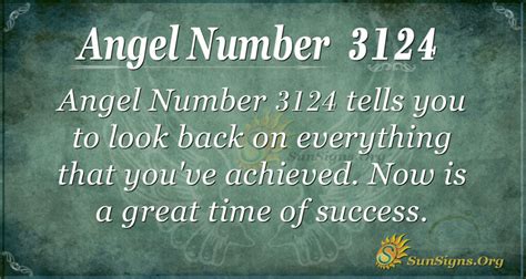 Angel Number 3124 Meaning: A Time to Reflect - SunSigns.Org