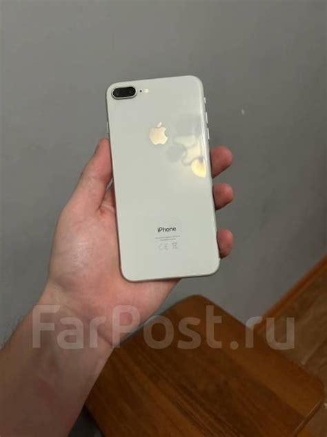 IPhone 8 Plus, 128 гб, 5.50", моноблок, белый, 4G LTE, б/у, в наличии ...