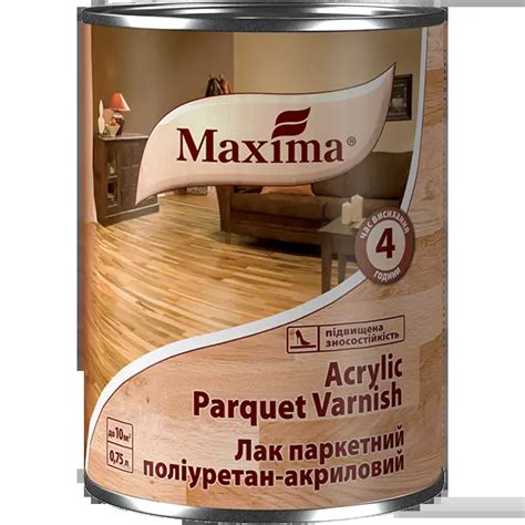 Паркетный полиуретан-акриловый лак Maxima | Полисан
