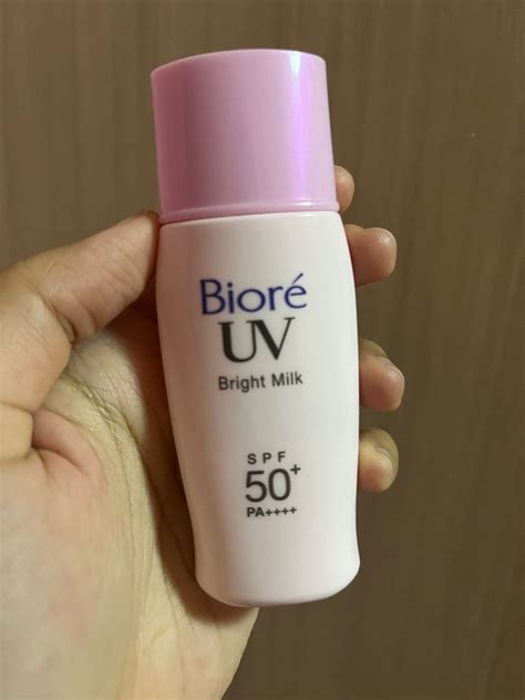 BIORE UV Bright Milk SPF 50+ PA++++, Beauty & Personal Care, Face, Face ...