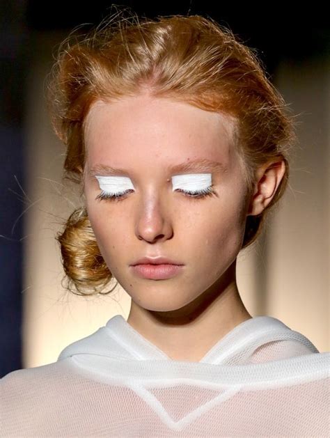 Bold Makeup, Makeup Art, Eye Makeup, Hair Makeup, White Makeup, Catwalk ...