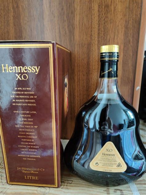 Hennessy XO 1 LITER, Food & Drinks, Alcoholic Beverages on Carousell