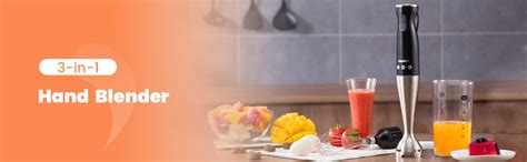 Black Electric Immersion Hand Blender Set - Comfee – Comfee’