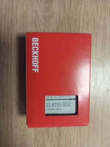 Moduł wejścia wyjścia I/O BECKHOFF EL6751 | Katowice | Kup teraz na ...