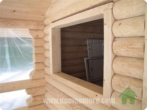 Монтаж окон и дверей в деревянном доме - инструкция, фото