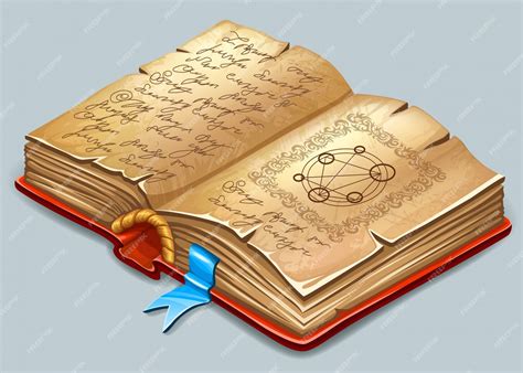 Книга магических заклинаний и колдовства. | Бесплатно векторы